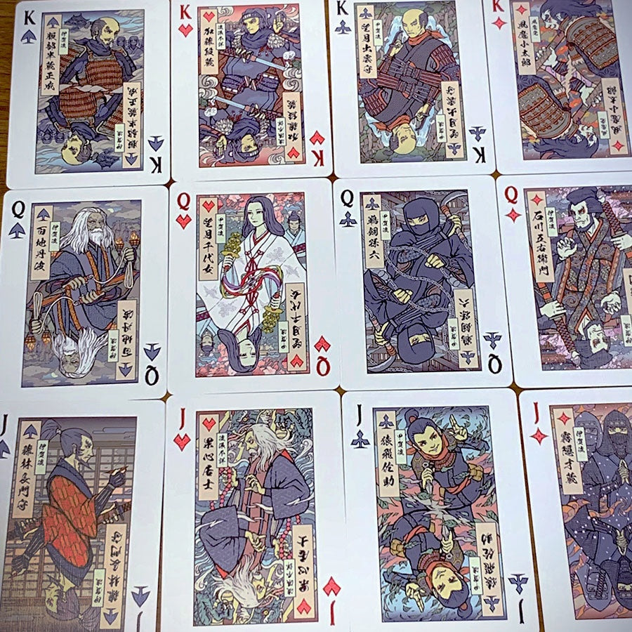Bicycle Japan Legendary Ninja Playing Cards by Yasuyuki Honne | Cardvo ...